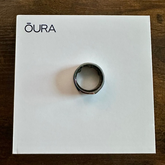 Oura | Jewelry | Oura Ring Gen3 Heritage Silver Us8 Set Size 7 | Poshmark